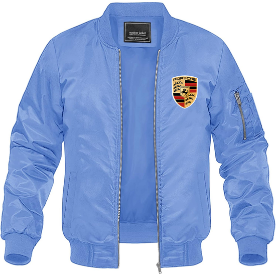 Men’s Porsche Car Lightweight Bomber Jacket Windbreaker Softshell Vars ...